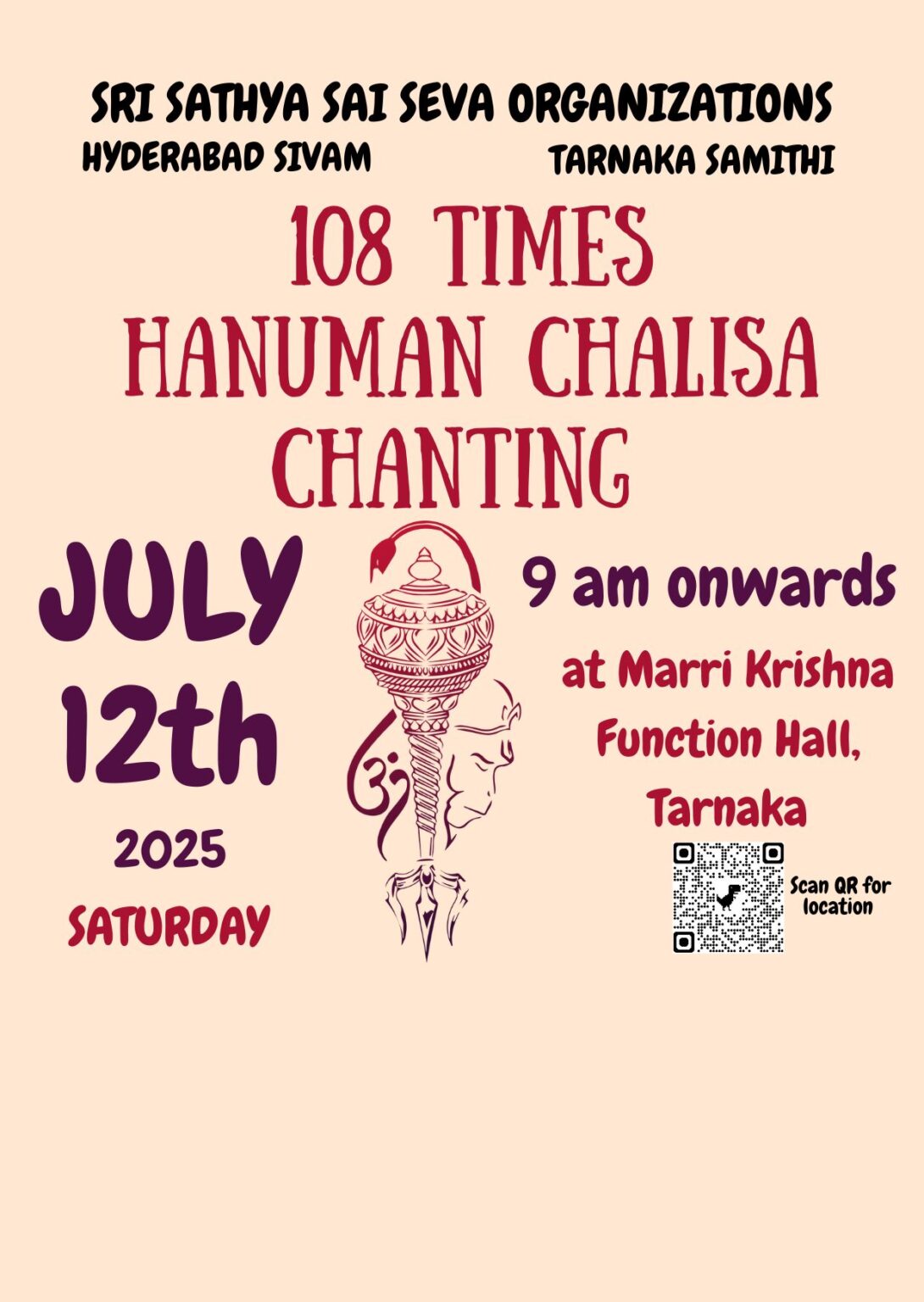 108 Times Hanuman Chalisa Chanting - hellohyderabad.org