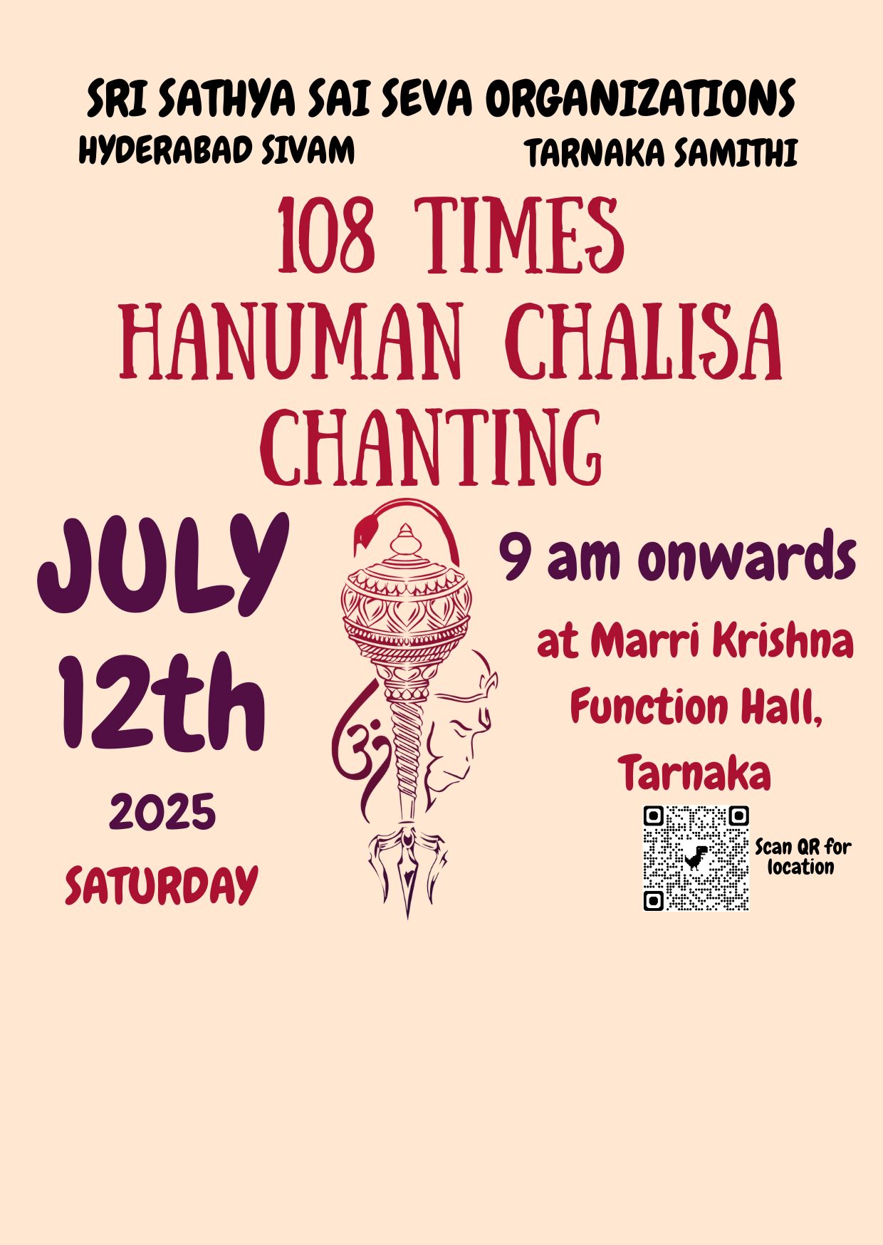 108 Times Hanuman Chalisa Chanting - hellohyderabad.org