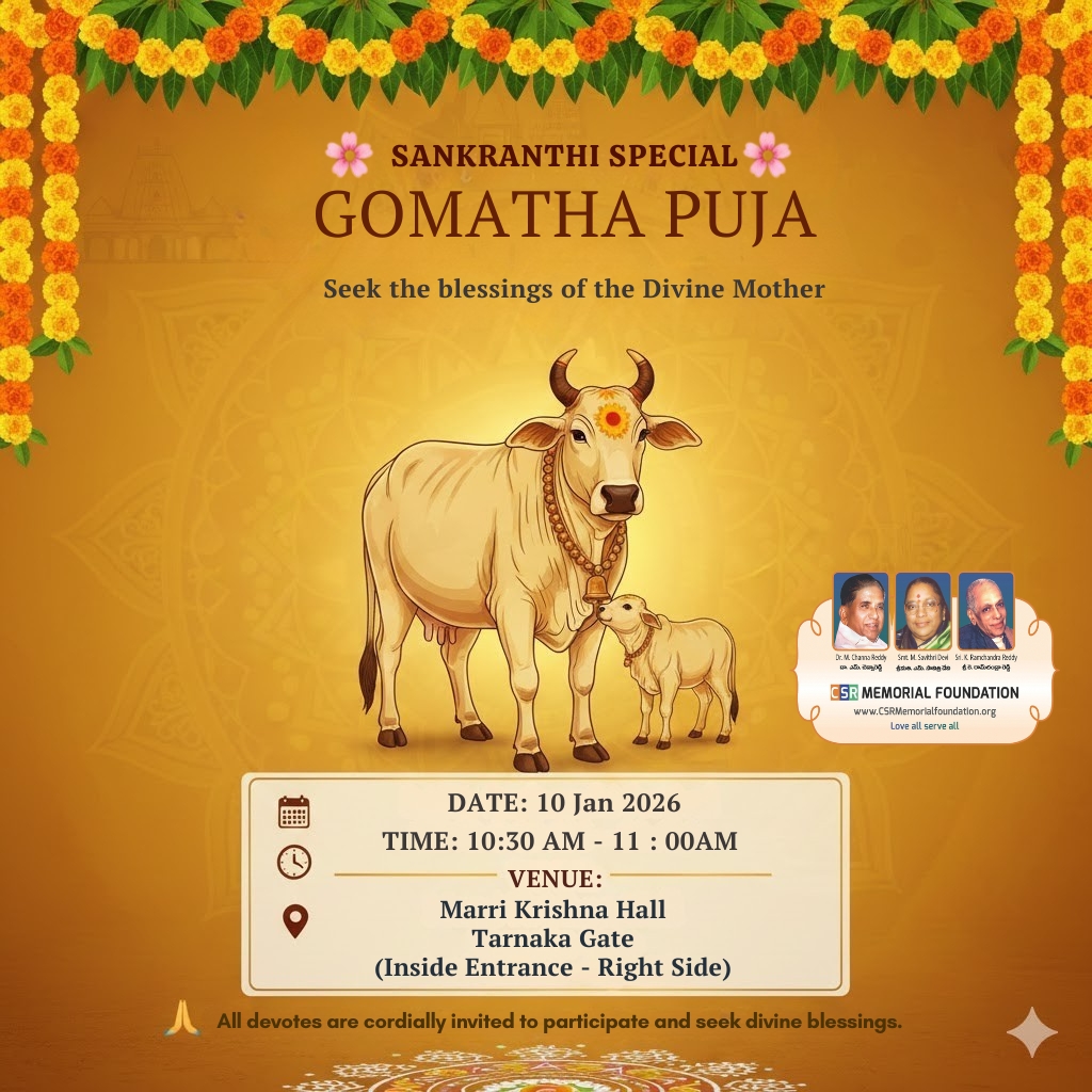 Sankranti Special – Gomatha Puja -10 Jan-2026 - hellohyderabad.org
